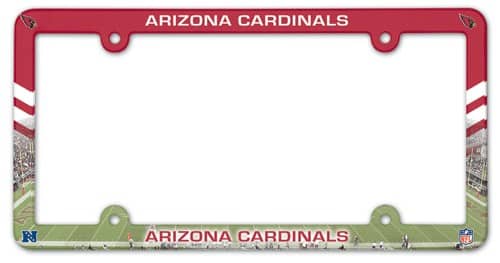 Arizona Cardinals License Plate Frame - Full Color - Detroit Game Gear