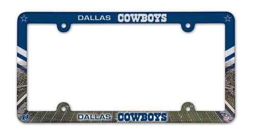 Dallas Cowboys License Plate Frame - Full Color - Detroit Game Gear