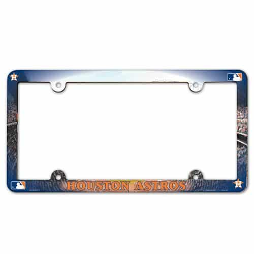 Houston Astros License Plate Frame - Full Color - Detroit Game Gear