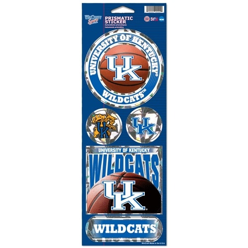 Kentucky Wildcats Prismatic Stickers - Detroit Game Gear