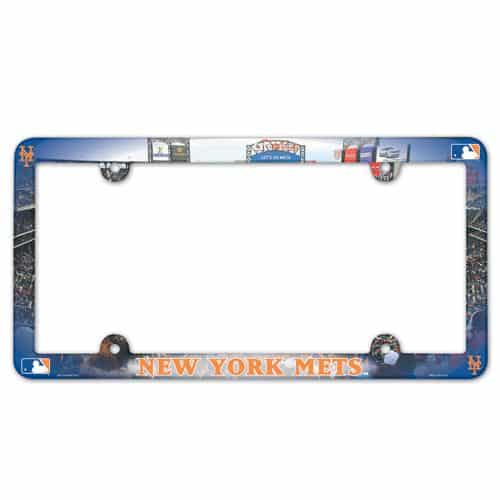 New York Mets License Plate Frame - Full Color - Detroit Game Gear