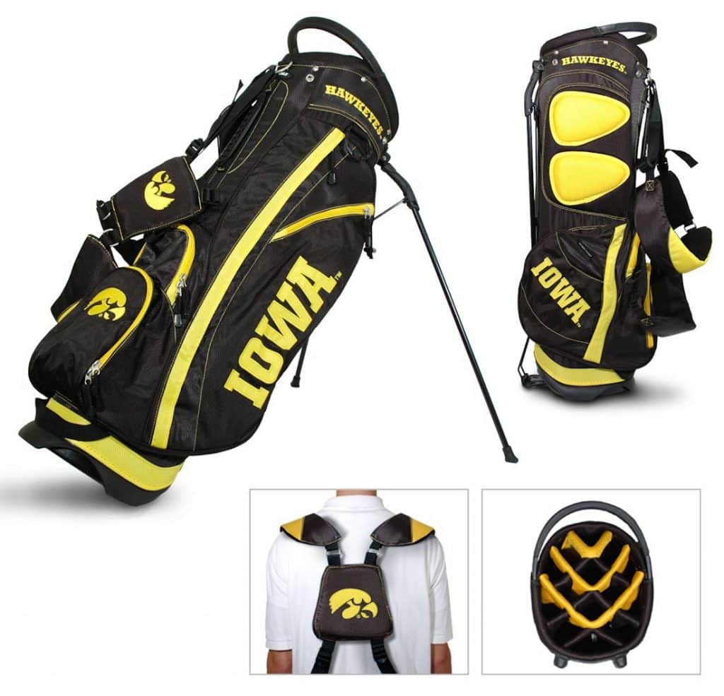 Iowa Hawkeyes Golf Stand Bag - Detroit Game Gear