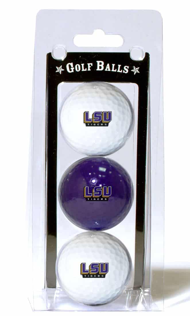 LSU Tigers 3 Pack of Golf Balls - Detroit Game Gear