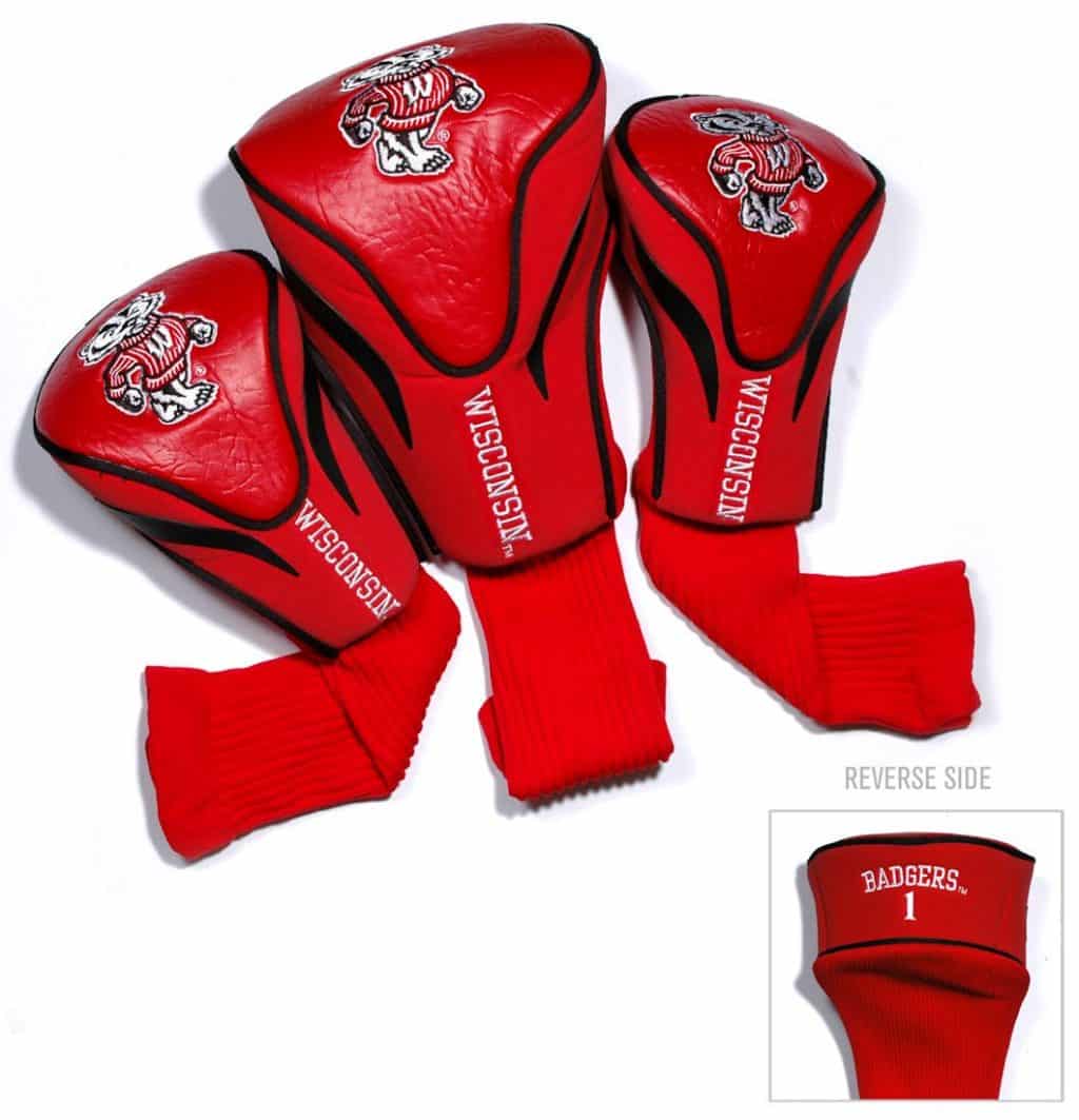 Wisconsin Badgers Golf Club 3 Piece Contour Headcover Set - Detroit ...