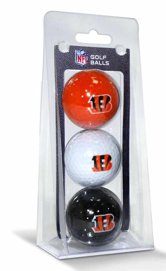 Cincinnati Bengals 3 Pack of Golf Balls - Detroit Game Gear