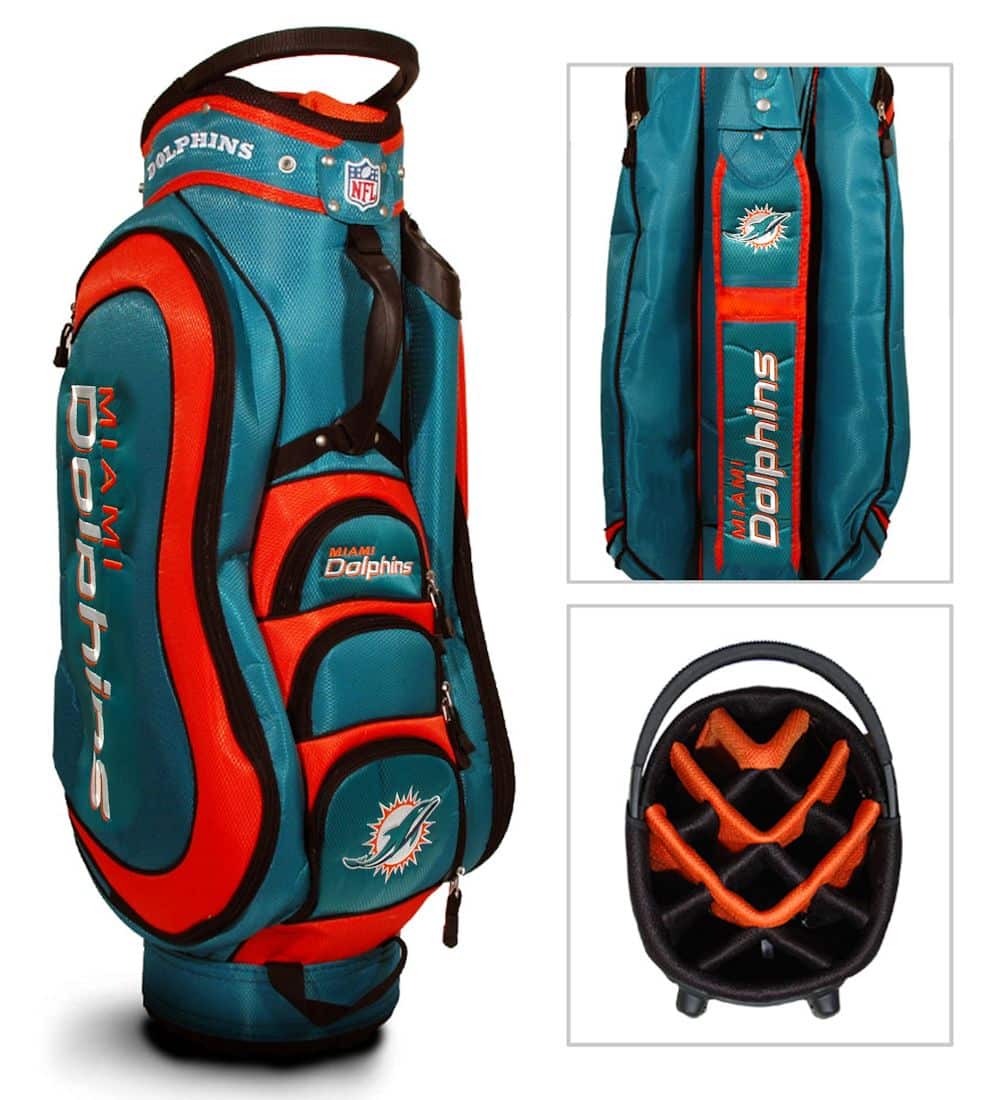 Miami Dolphins Medalist Golf Cart Bag - Detroit Game Gear