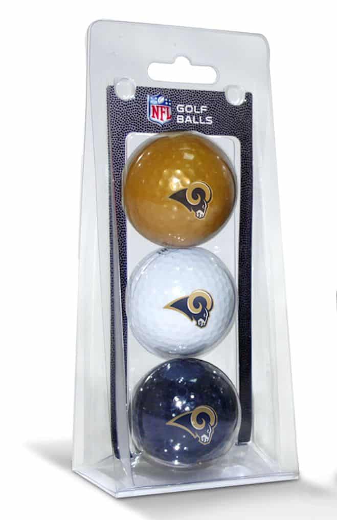 St. Louis Rams 3 Pack of Golf Balls - Detroit Game Gear