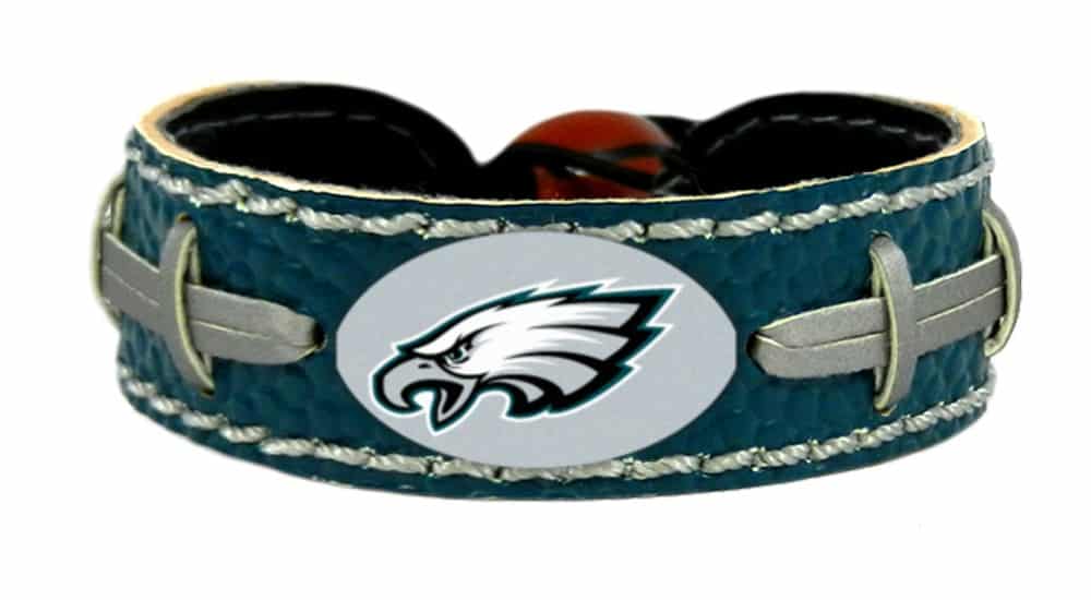 Philadelphia Eagles Team Color Football Bracelet - Detroit Game Gear