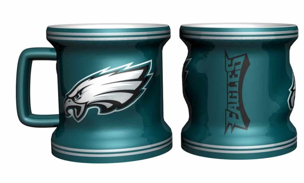 Philadelphia Eagles Sculpted Mini Mug Shot Glass - Detroit Game Gear