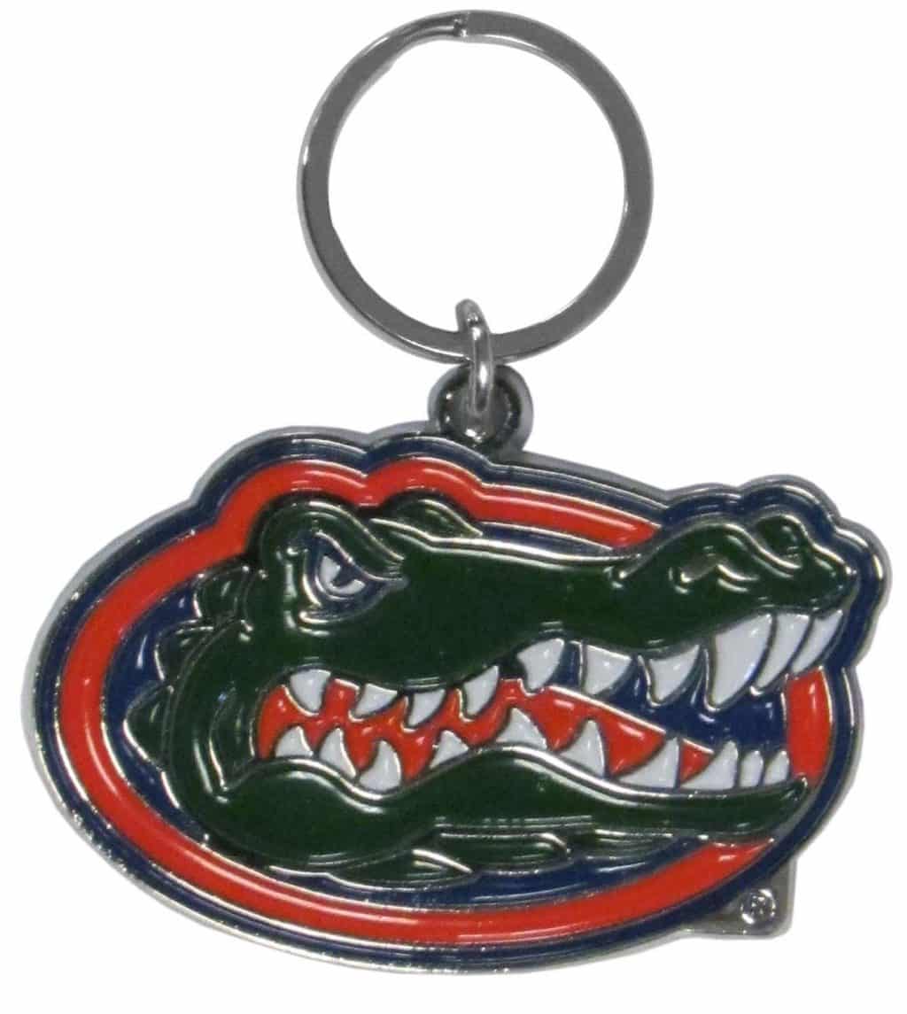 Florida Gators Chrome Logo Cut Keychain - Detroit Game Gear