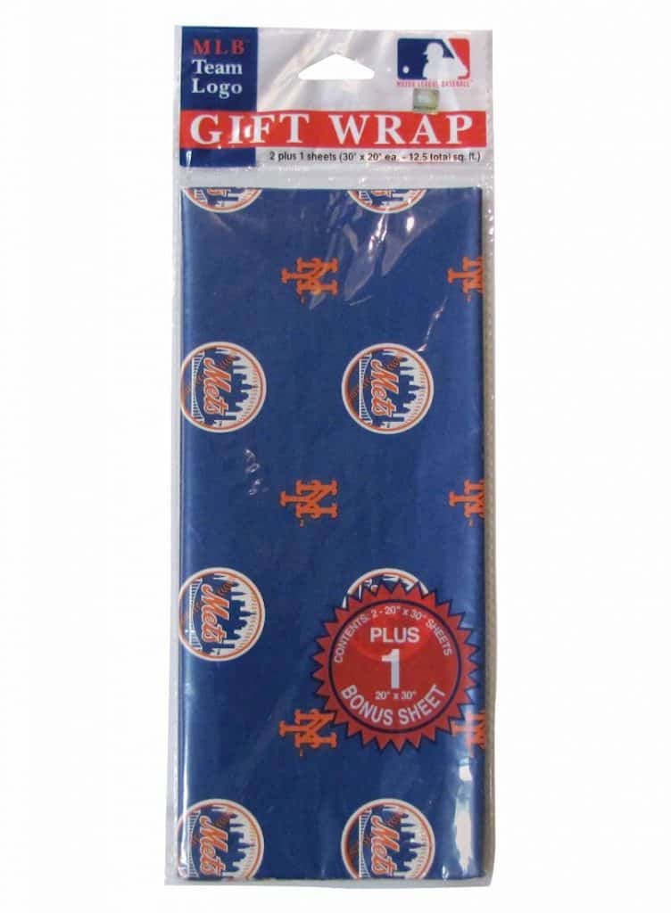 New York Mets Gift Wrap - Detroit Game Gear