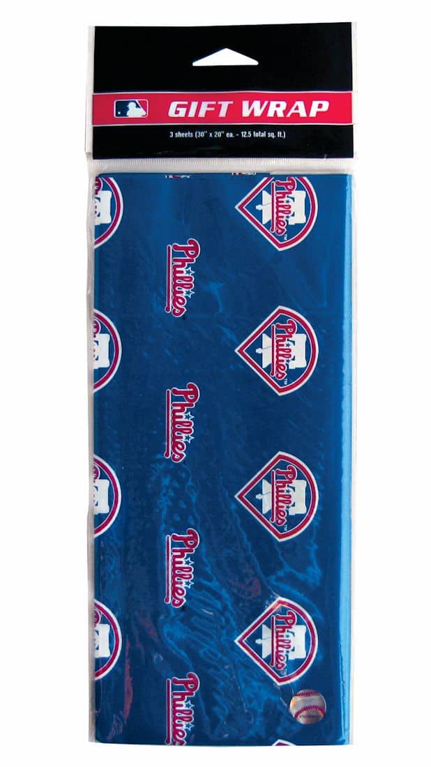 Philadelphia Phillies Gift Wrap - Detroit Game Gear