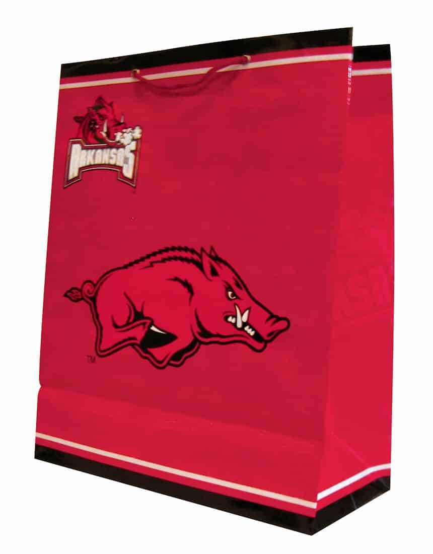 Arkansas Razorbacks Gift Bag - Large - Detroit Game Gear
