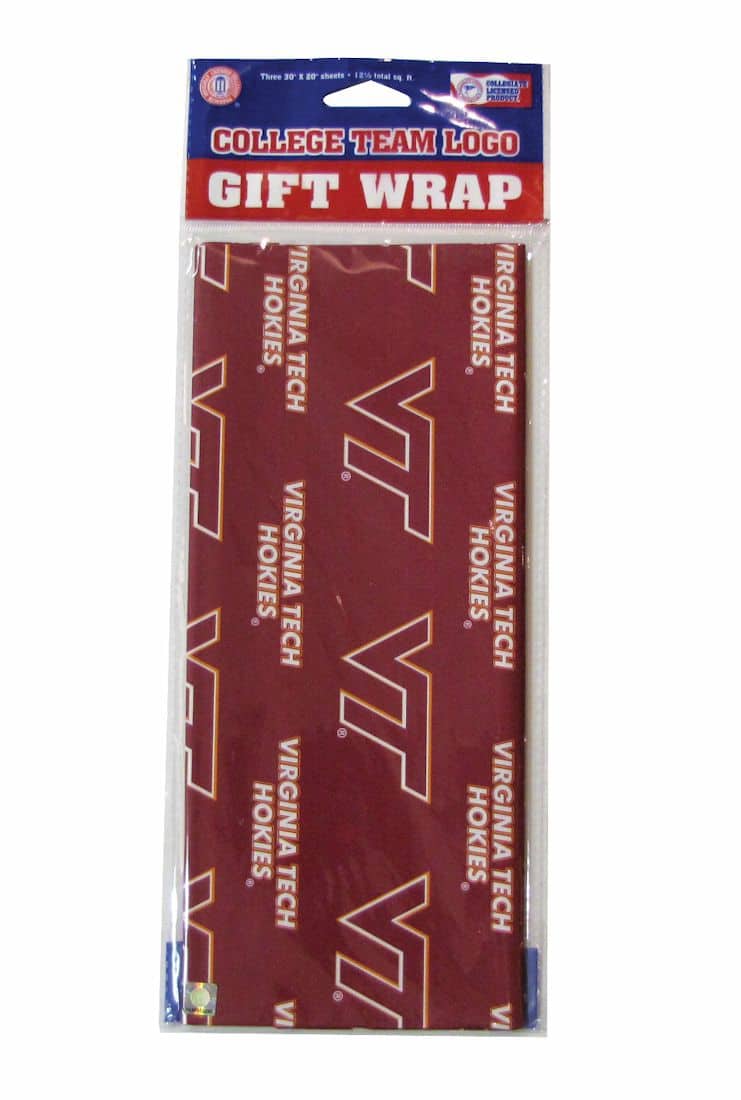 Virginia Tech Hokies Gift Wrap - Detroit Game Gear