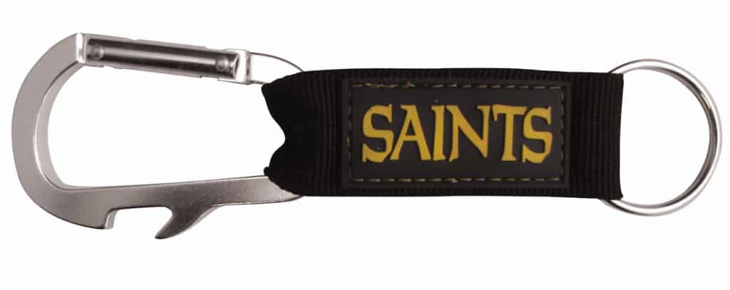 New Orleans Saints Carabiner Keychain - Detroit Game Gear