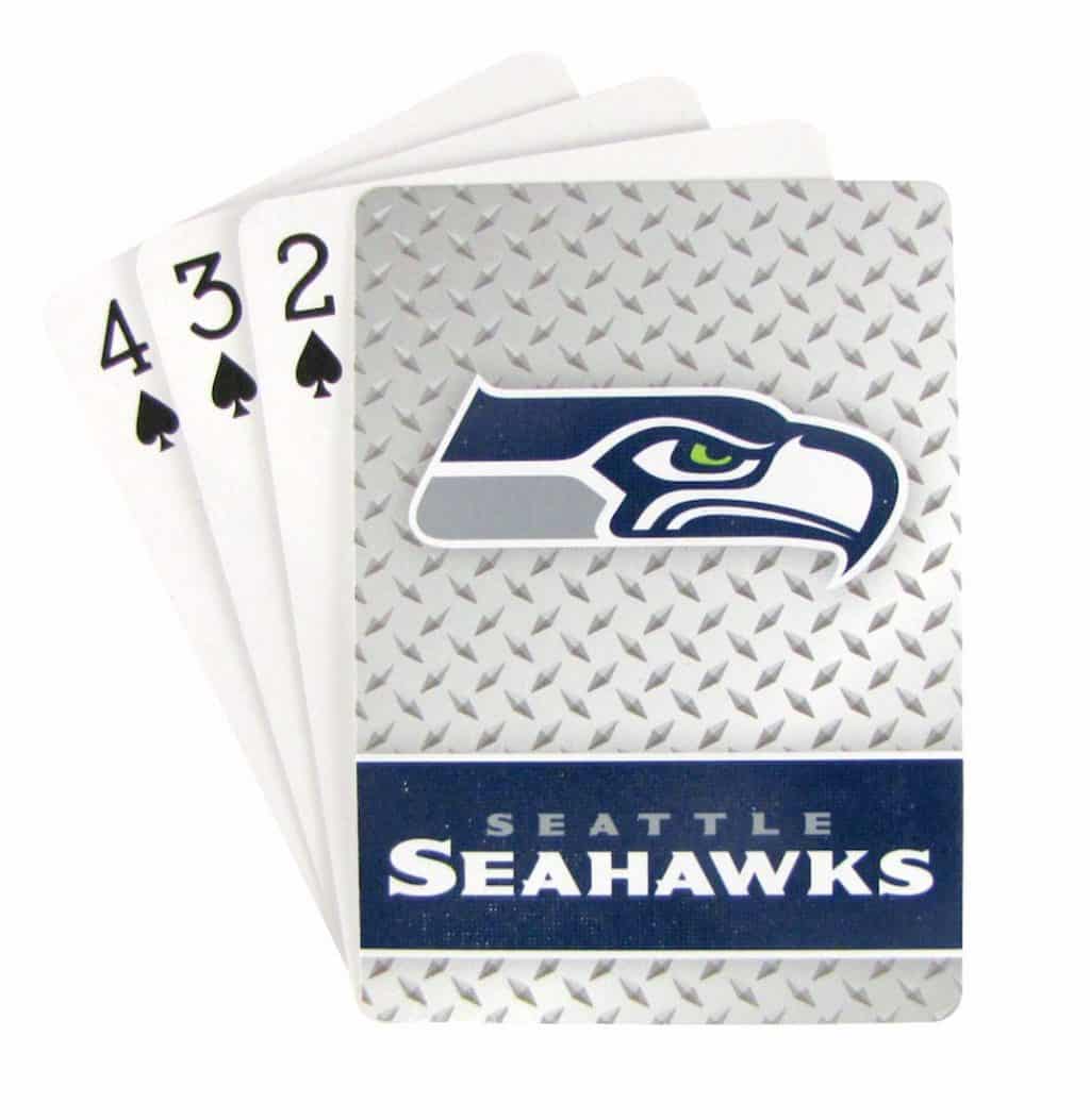 Seattle Seahawks Playing Cards - Diamond Plate - Detroit Game Gear