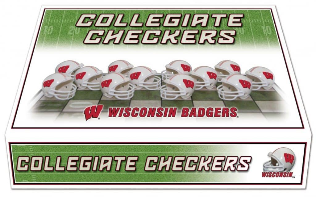 Wisconsin Badgers Checker Set - Detroit Game Gear