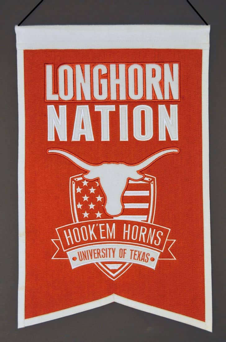 Texas Longhorns Wool Nations Banner - Detroit Game Gear