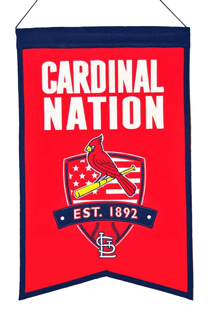 St. Louis Cardinals Wool Nations Banner - Detroit Game Gear