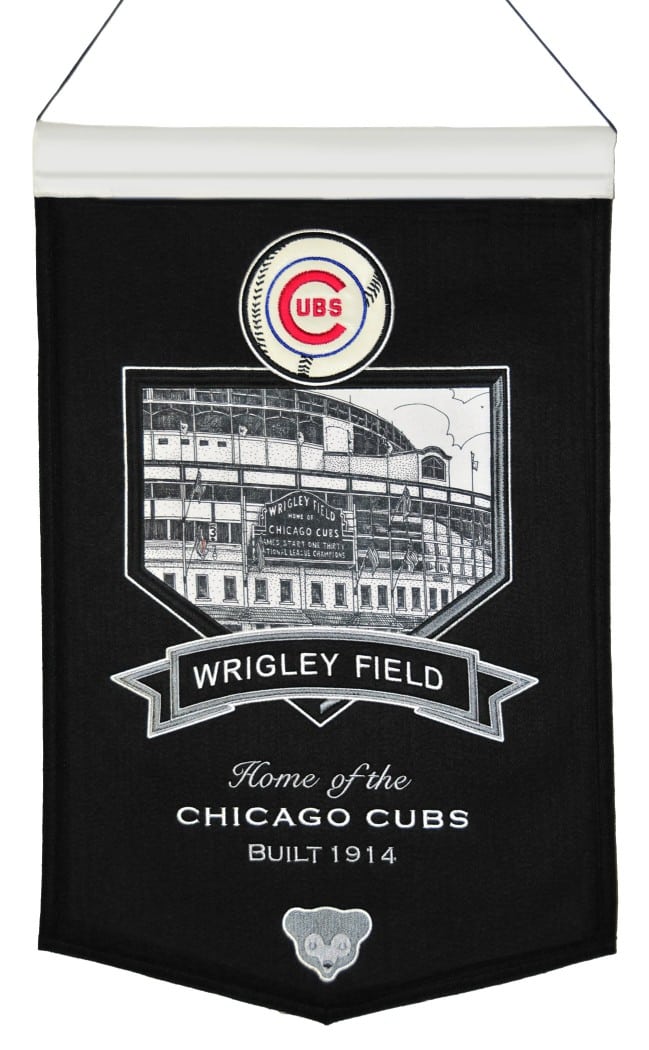 Chicago Cubs Wool Stadium Banner - Wrigley Field - Detroit Game Gear