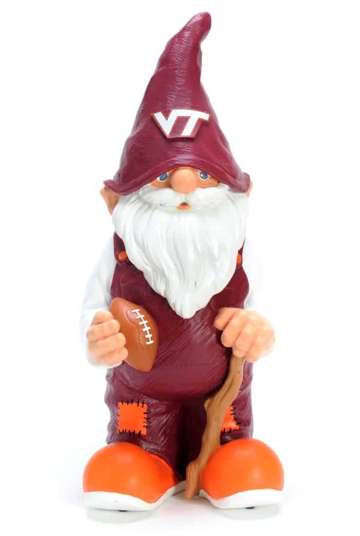 Virginia Tech Hokies Garden Gnome - 11" Male - Detroit Game Gear
