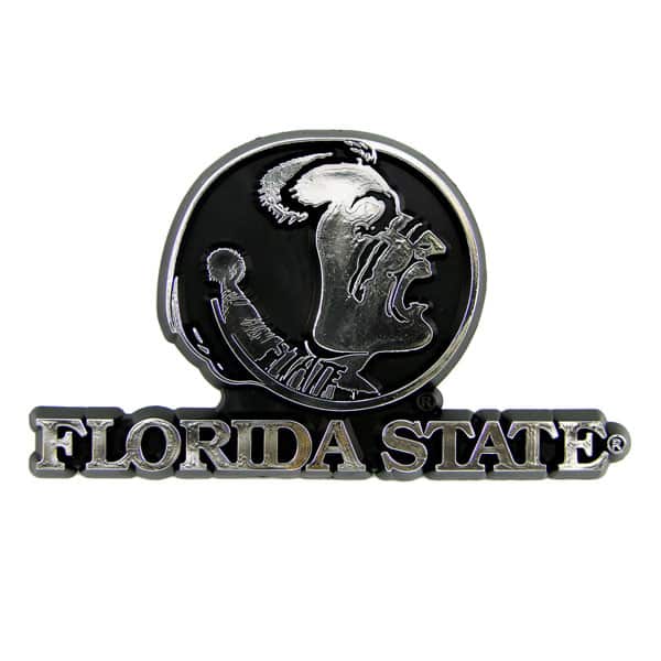 Florida State Seminoles Silver Auto Emblem - Detroit Game Gear
