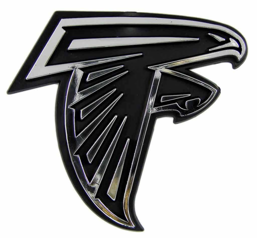 Atlanta Falcons Silver Auto Emblem - Detroit Game Gear