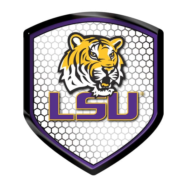 LSU Tigers Shield Style Reflector - Detroit Game Gear
