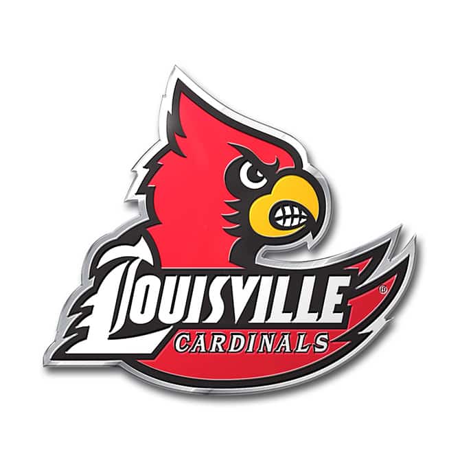 Louisville Cardinals Color Auto Emblem - Die Cut - Detroit Game Gear