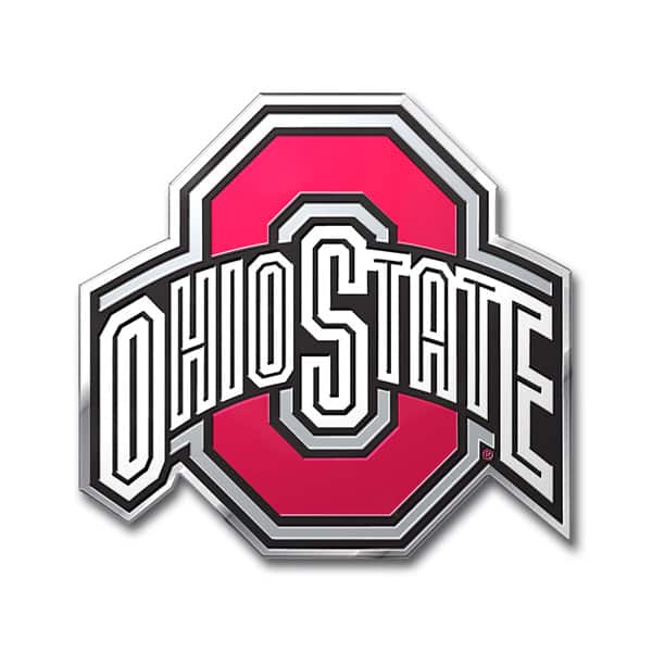 Ohio State Buckeyes Color Auto Emblem - Die Cut - Detroit Game Gear