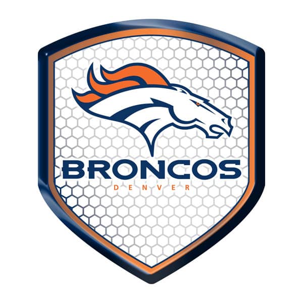 Denver Broncos Shield Style Reflector - Detroit Game Gear