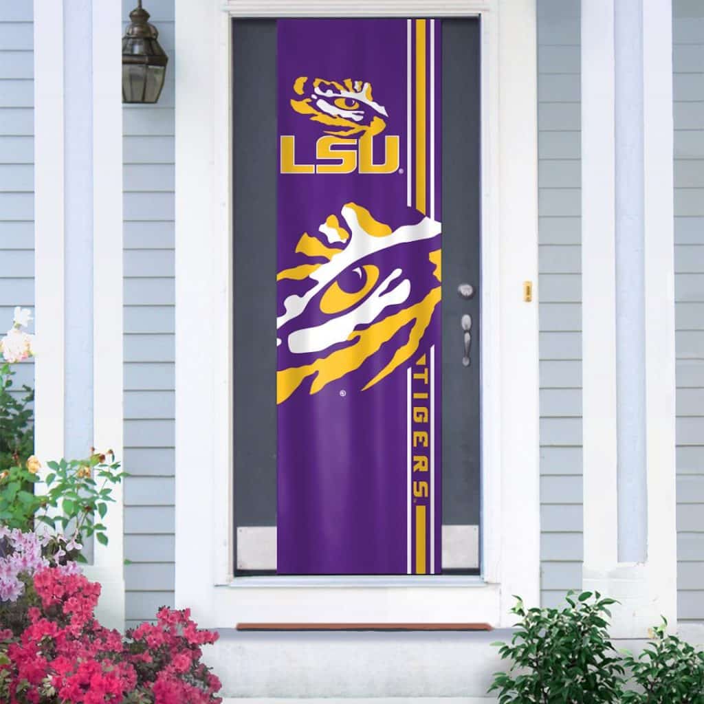 LSU Tigers Door Banner - Detroit Game Gear