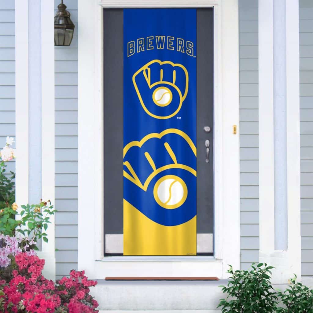 Milwaukee Brewers Door Banner - Detroit Game Gear