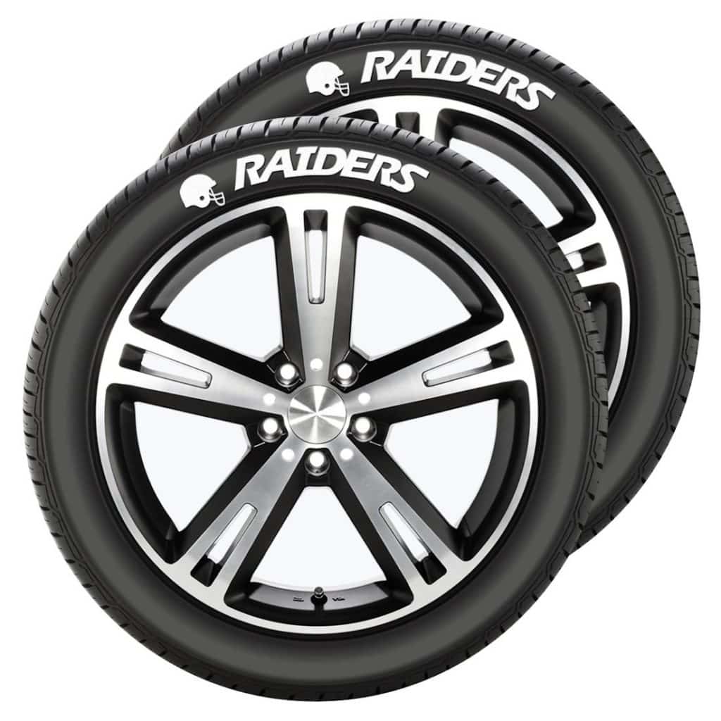 Oakland Raiders Tire Tatz - Detroit Game Gear