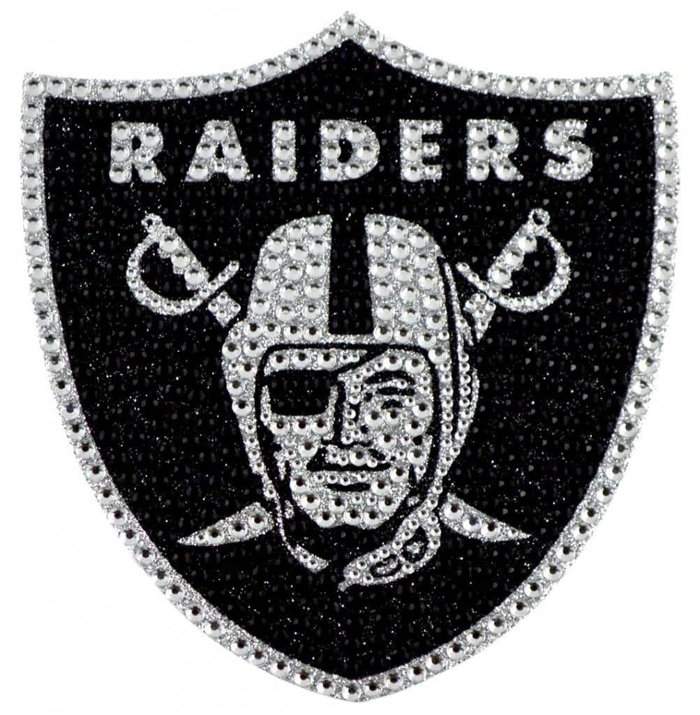 Oakland Raiders Bling Auto Emblem - Detroit Game Gear