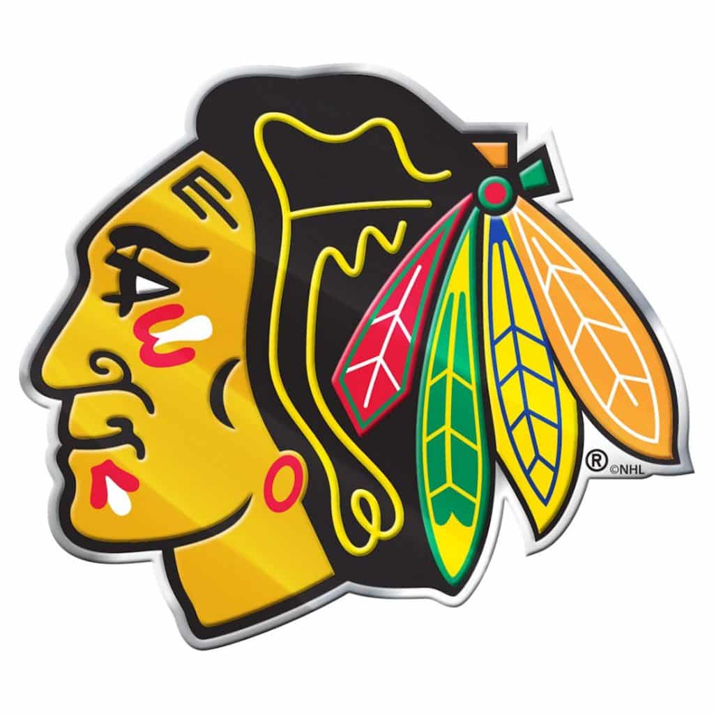 Chicago Blackhawks Color Auto Emblem - Die Cut - Detroit Game Gear