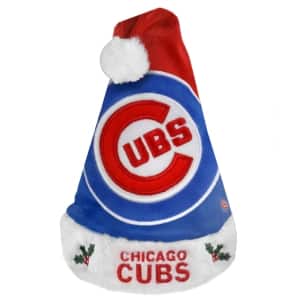 Chicago Cubs Santa Hat - 2011 Colorblock Design - Detroit Game Gear