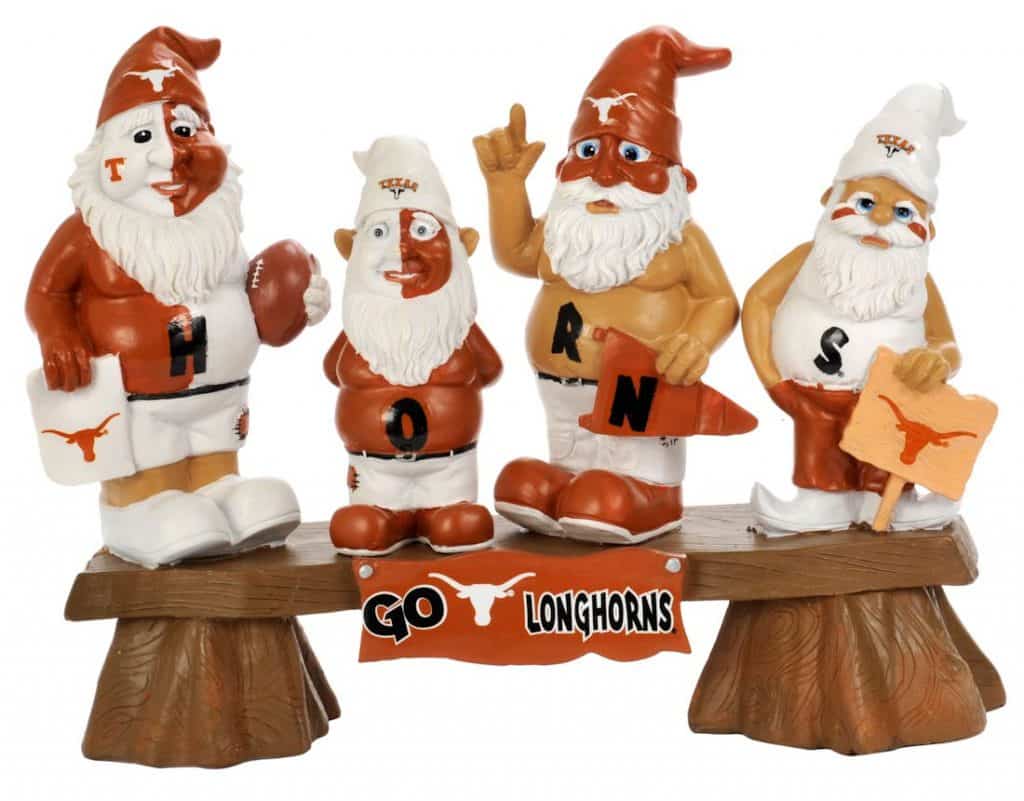 Texas Longhorns Fans On Bench Gnome - Detroit Game Gear