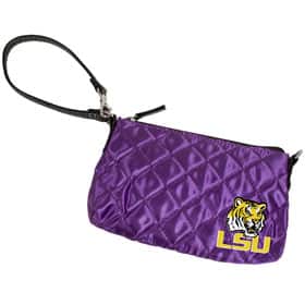 LSU Tigers Quilted Wristlet Purse - Detroit Game Gear