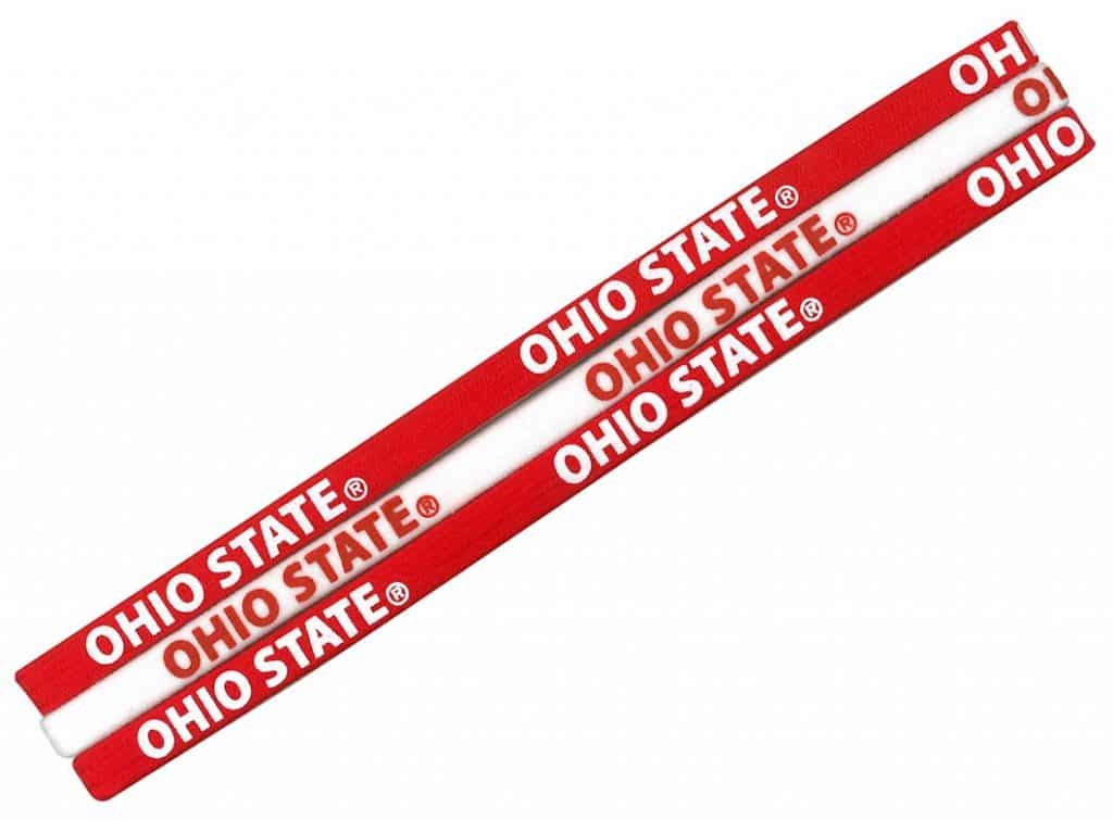Ohio State Buckeyes Elastic Headbands - Detroit Game Gear