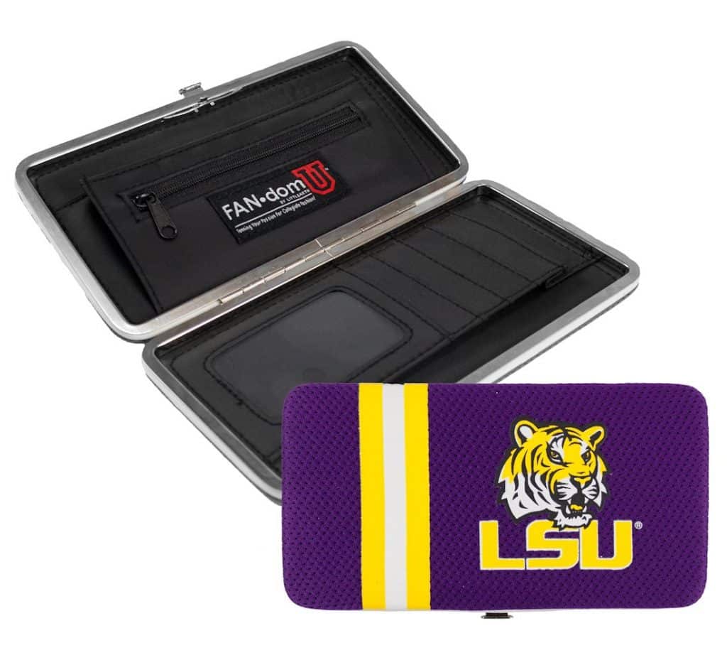 LSU Tigers Shell Mesh Wallet - 2012 Style - Detroit Game Gear