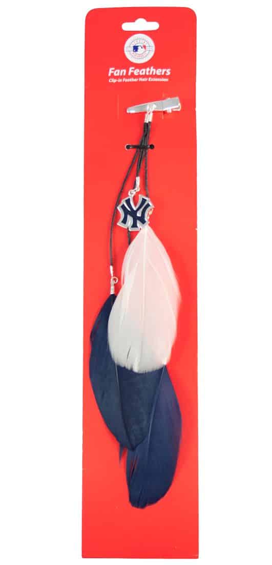 New York Yankees Team Color Feather Hair Clip - Detroit Game Gear