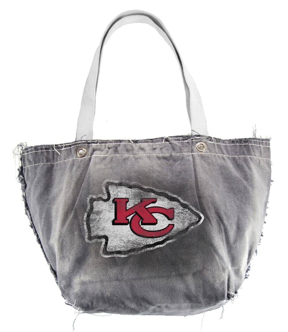 Kansas City Chiefs Vintage BLACK Tote Bag - Detroit Game Gear