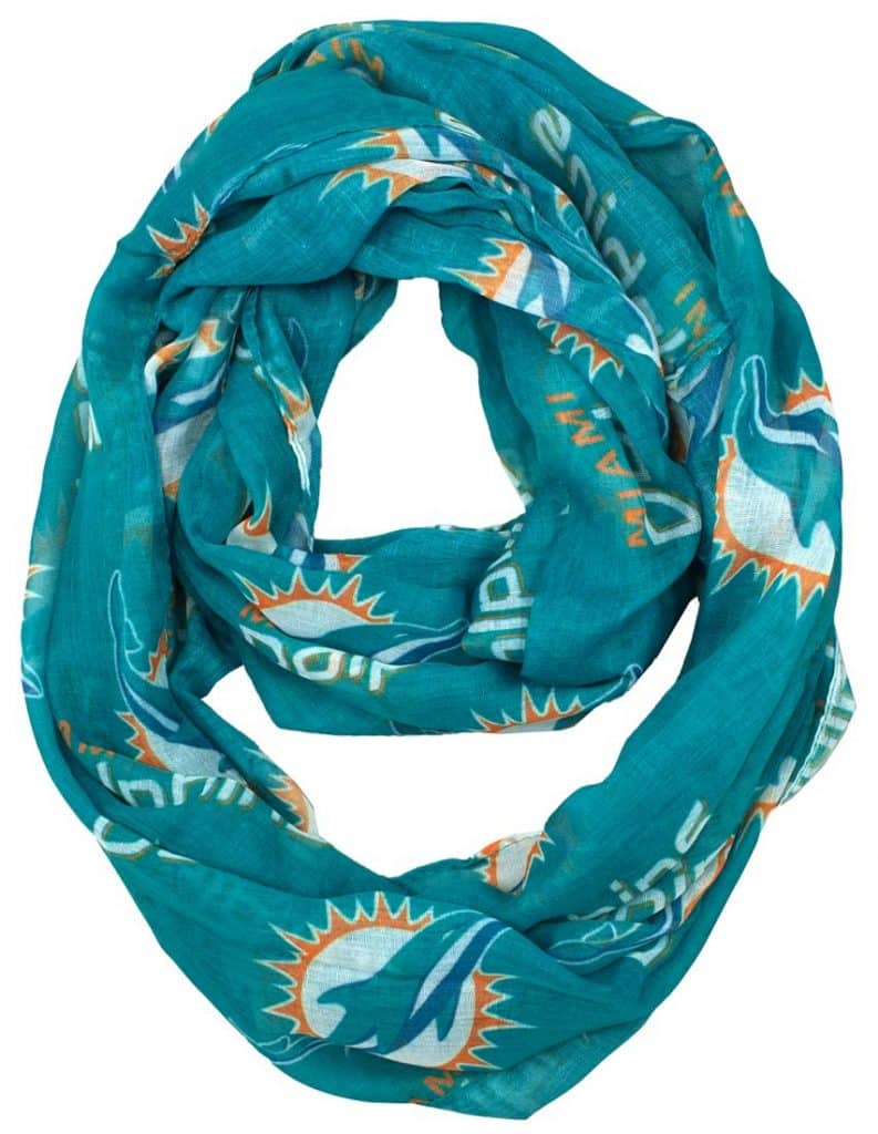 Miami Dolphins Infinity Scarf - Detroit Game Gear