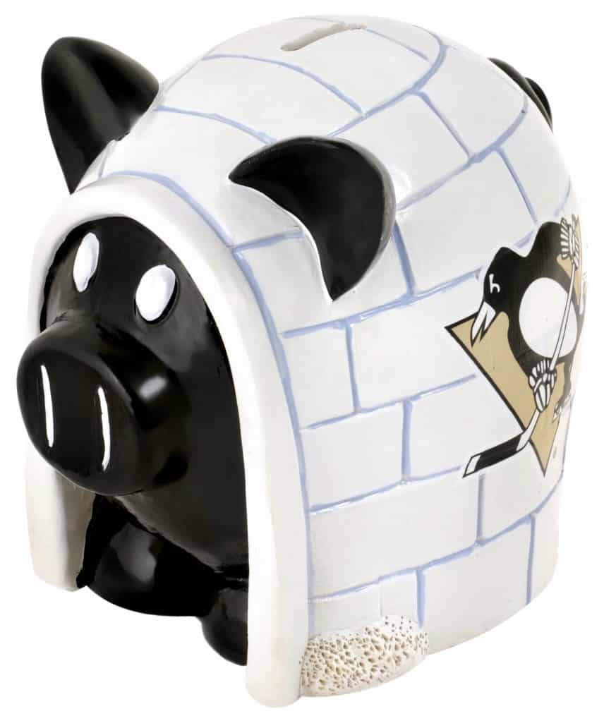 Pittsburgh Penguins Piggy Bank - Thematic Small - Detroit Game Gear