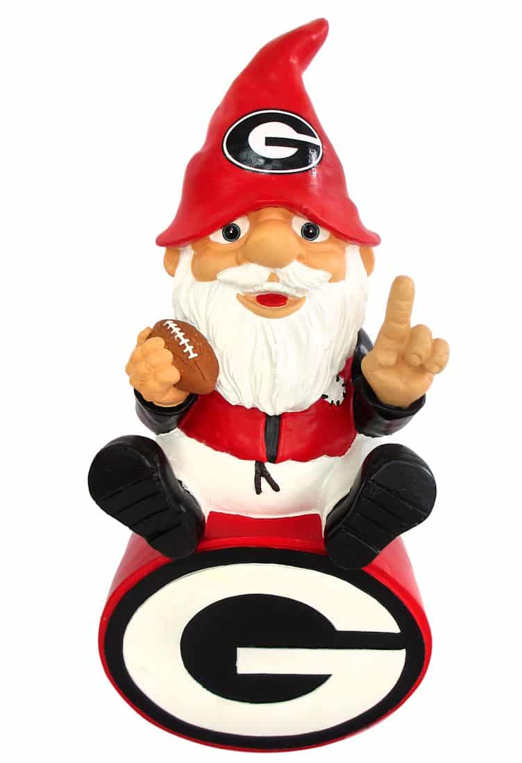 Georgia Bulldogs Gnome On Team Logo - Detroit Game Gear