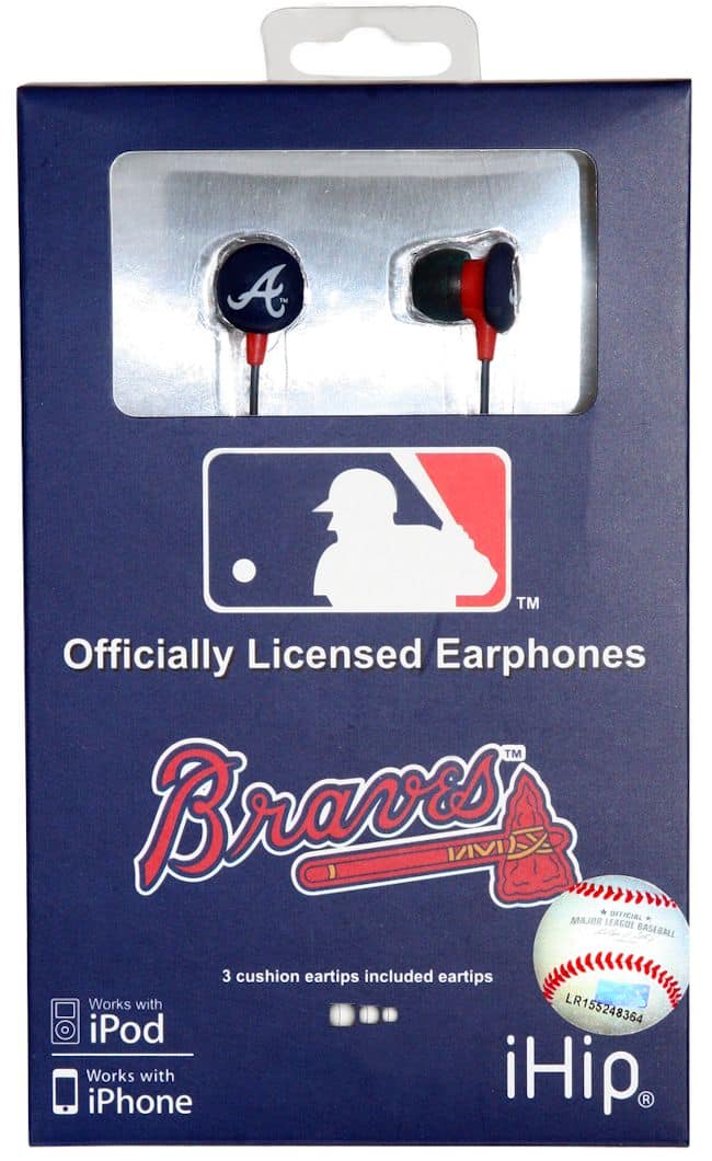 Atlanta Braves Ear Buds - Detroit Game Gear