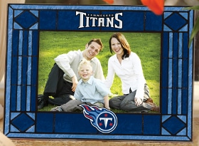Tennessee Titans Art-Glass Horizontal Picture Frame - Detroit Game Gear