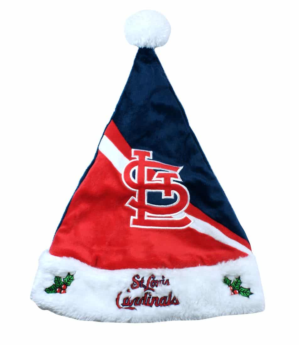 St. Louis Cardinals Santa Hat - 2013 Swoop Logo - Detroit Game Gear