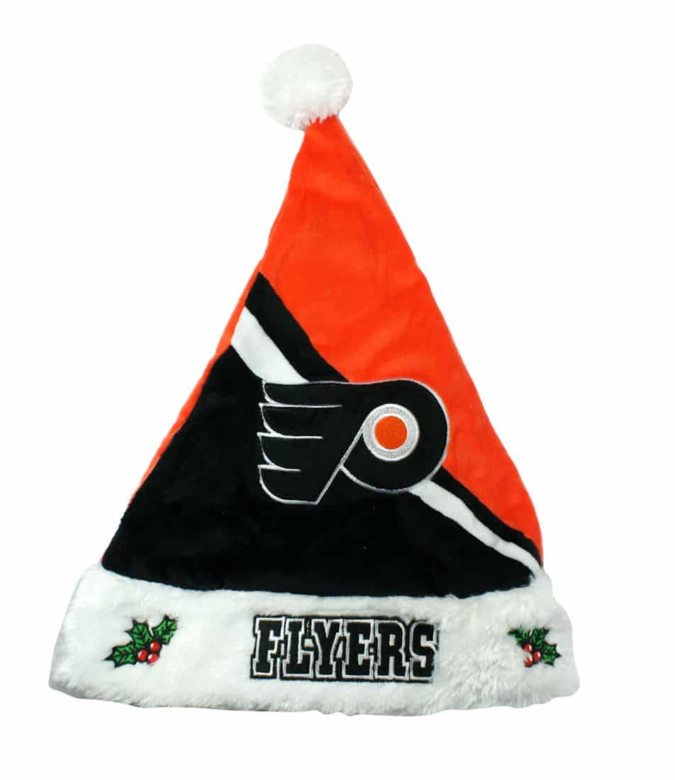 Philadelphia Flyers Santa Hat - 2013 Swoop Logo - Detroit Game Gear